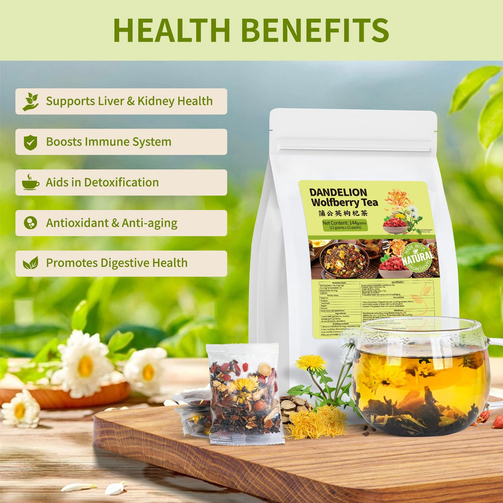 Caffeine-free dandelion tea for energy