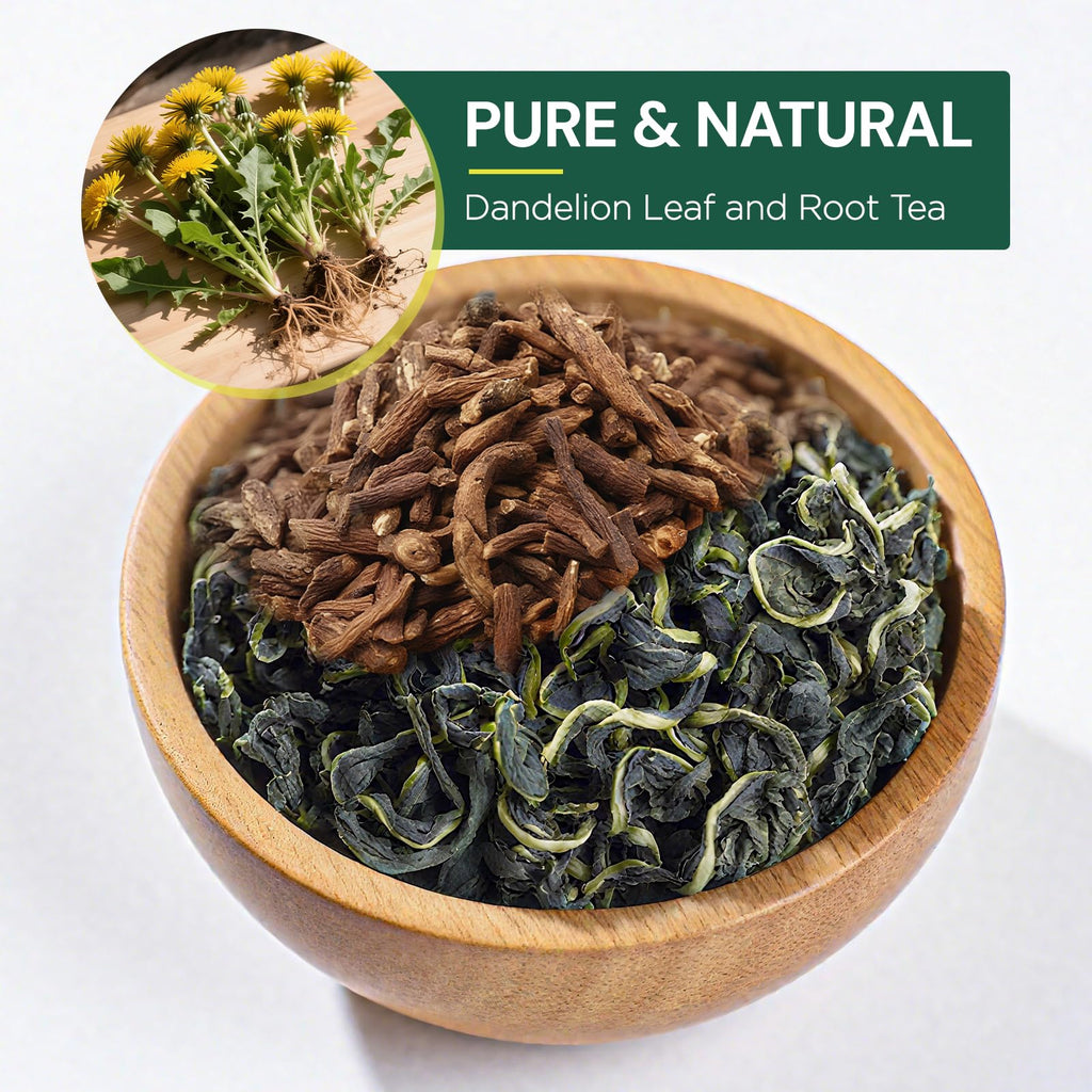 Caffeine-free dandelion tea for wellness