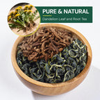 Caffeine-free dandelion tea for wellness