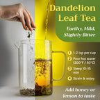 caffeine-free dandelion tea option