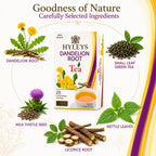 Caffeine-free dandelion tea option
