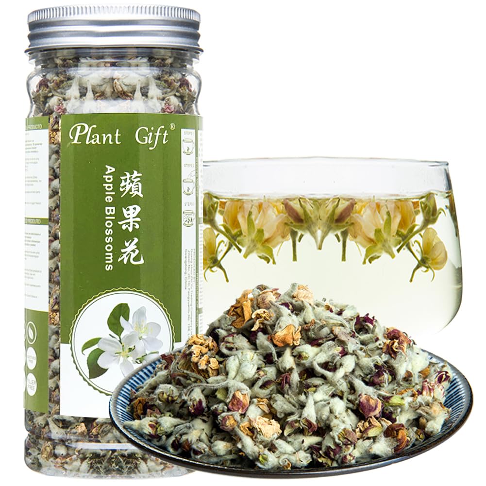 caffeine-free dried apple blossom tea