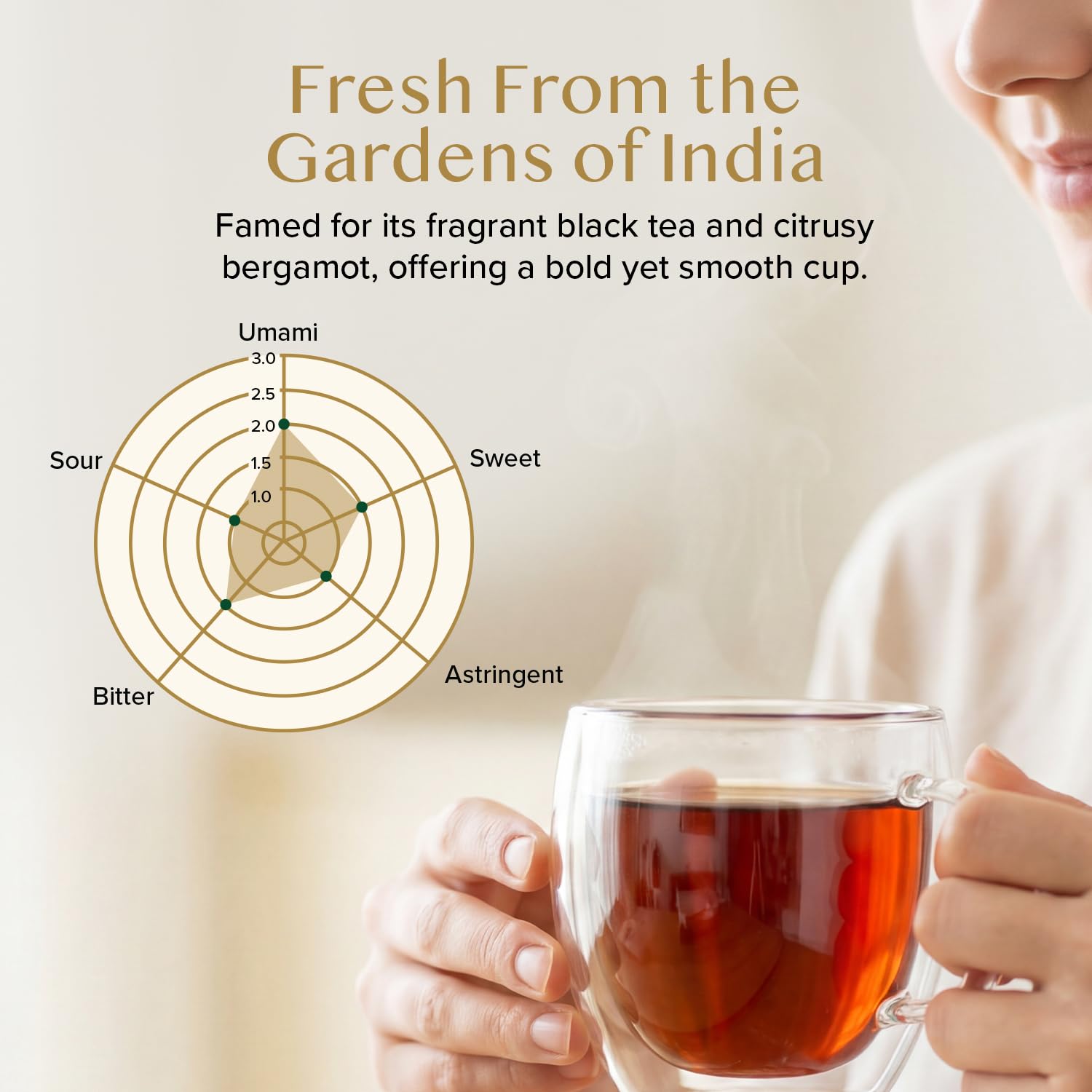 caffeine-free Earl Grey tea experience