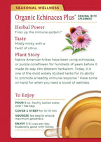 Caffeine-free echinacea tea for wellness