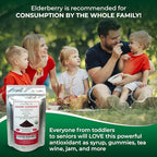 caffeine-free elderberry fruit tea option