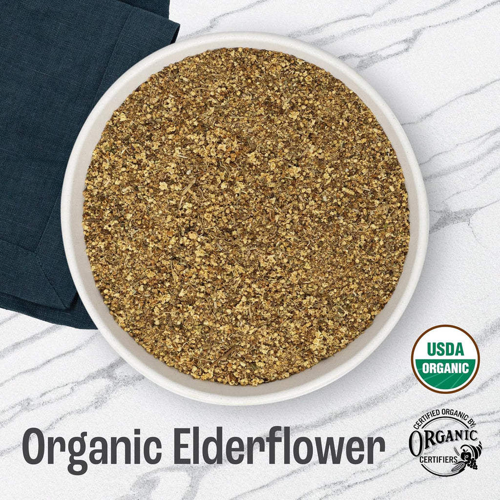 caffeine-free elderflower tea for relaxation