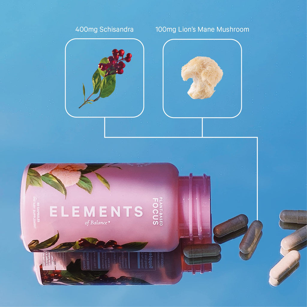 caffeine-free energy supplement with mushrooms