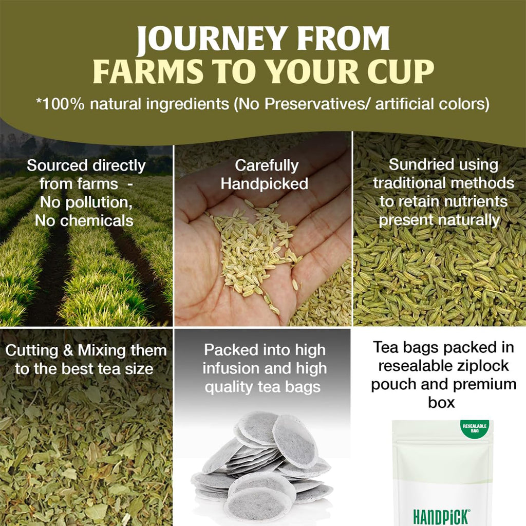 caffeine-free fennel seed tea option