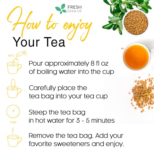 caffeine-free fenugreek herbal infusion