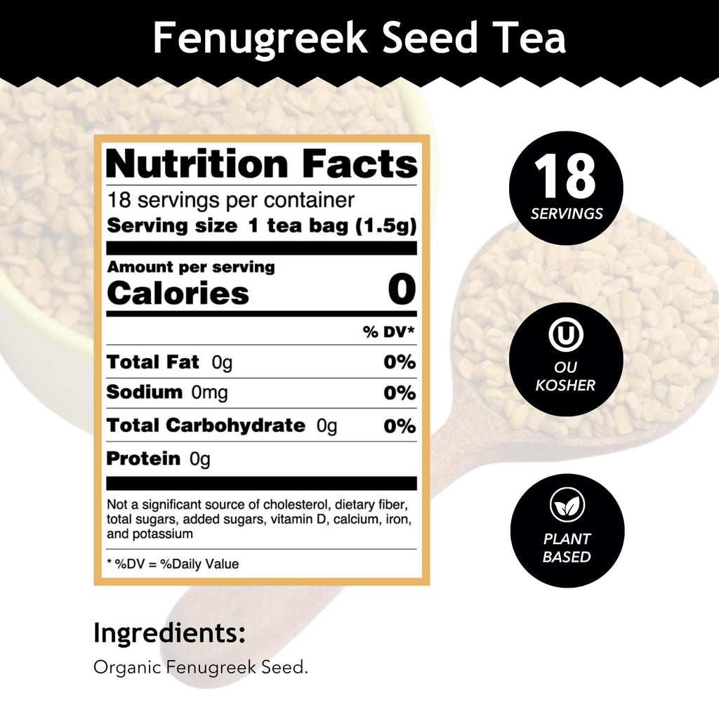 caffeine-free fenugreek seed infusion