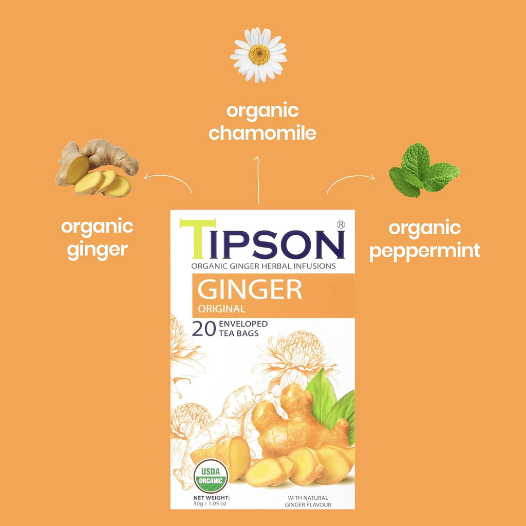 caffeine-free ginger herbal infusion