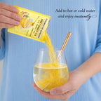 caffeine-free ginger lemon herbal tea