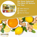caffeine-free ginger lemon infusion