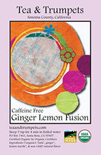 Caffeine-free Ginger Lemon Tea blend