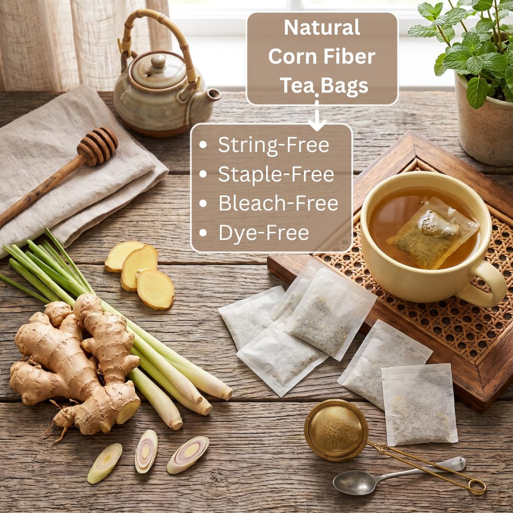 caffeine-free ginger lemongrass infusion