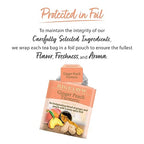 caffeine-free ginger peach tea