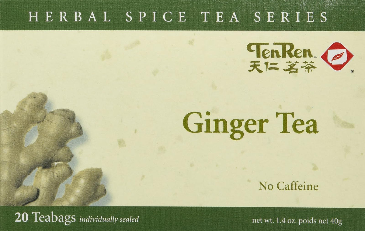 caffeine free ginger tea bags