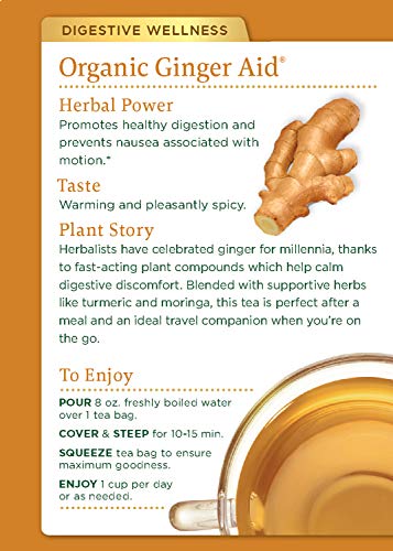 caffeine-free ginger tea bags