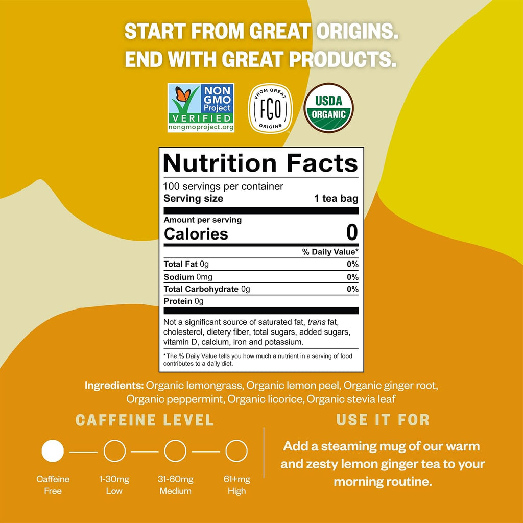 caffeine-free ginger tea blend