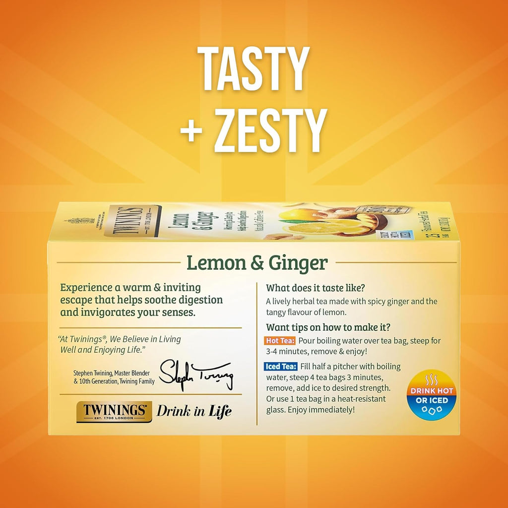 caffeine-free ginger tea for relaxation