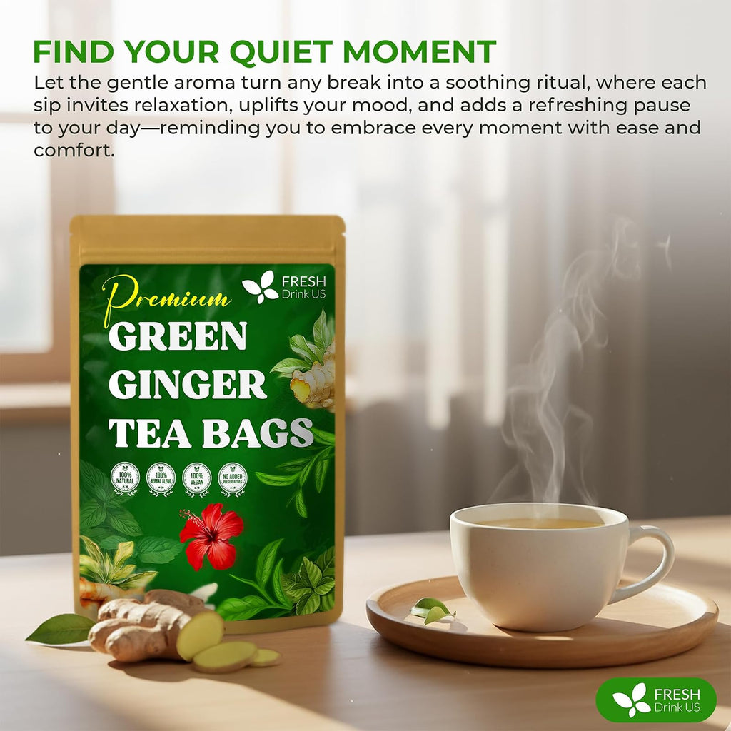 caffeine-free ginger tea option