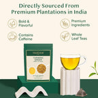 Caffeine-free ginger tea option