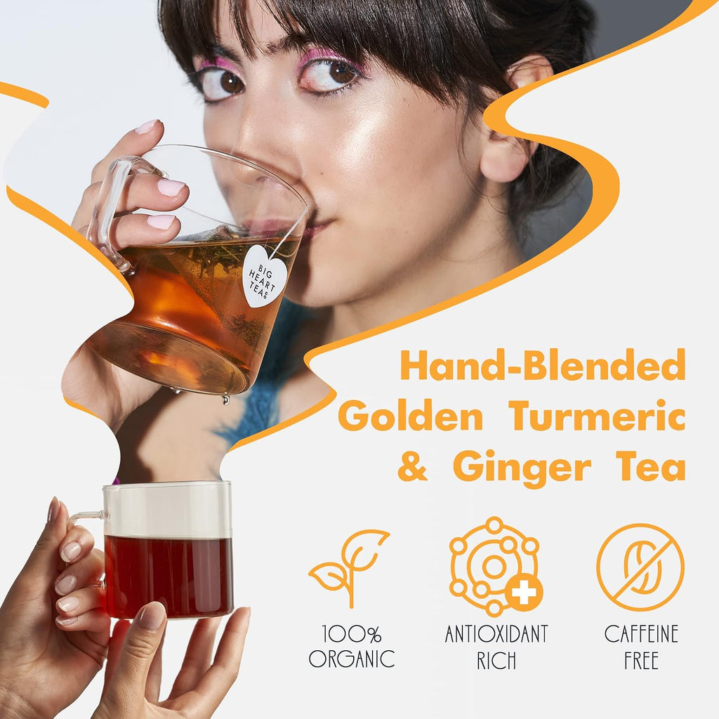 Caffeine-free ginger tea option