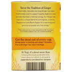caffeine-free ginger tea option