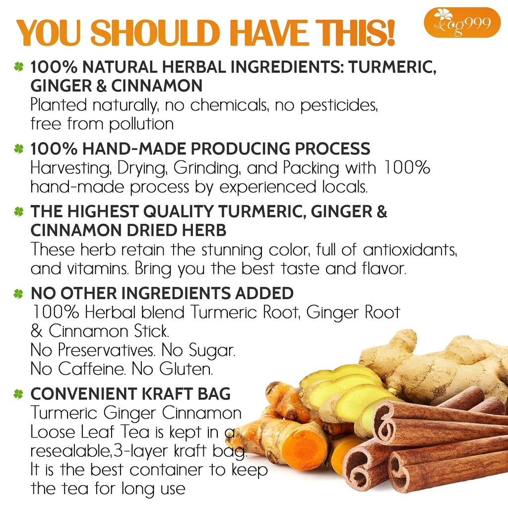 caffeine-free ginger turmeric tea