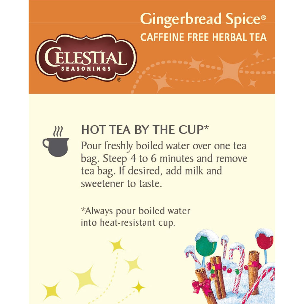 caffeine-free gingerbread spice tea bags