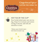 caffeine-free gingerbread spice tea bags