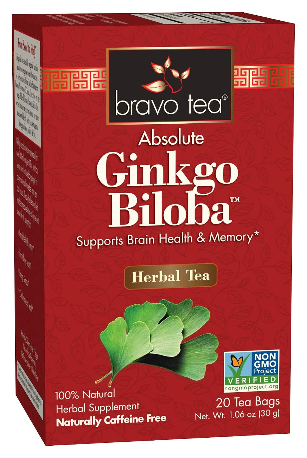 caffeine free ginkgo biloba tea