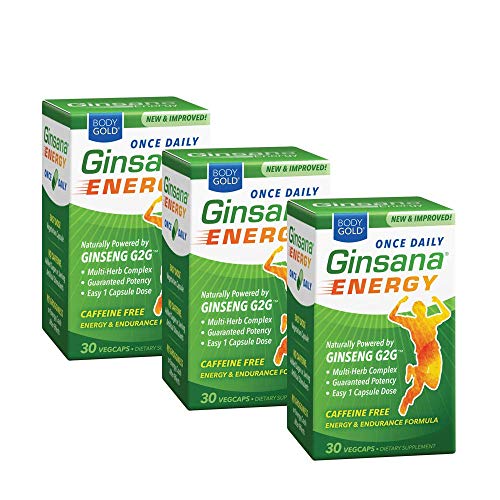 caffeine-free ginseng extract supplement