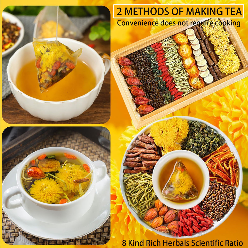 Caffeine-free goji berry tea blend