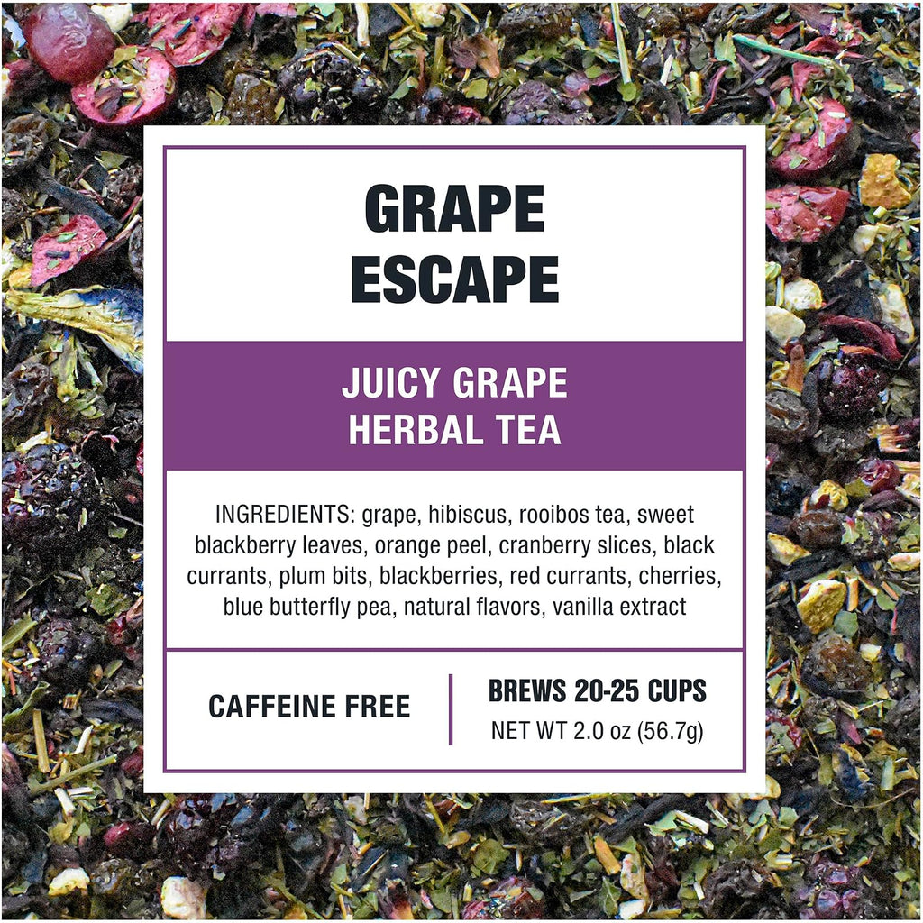 caffeine-free grape herbal infusion