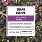 caffeine-free grape herbal infusion