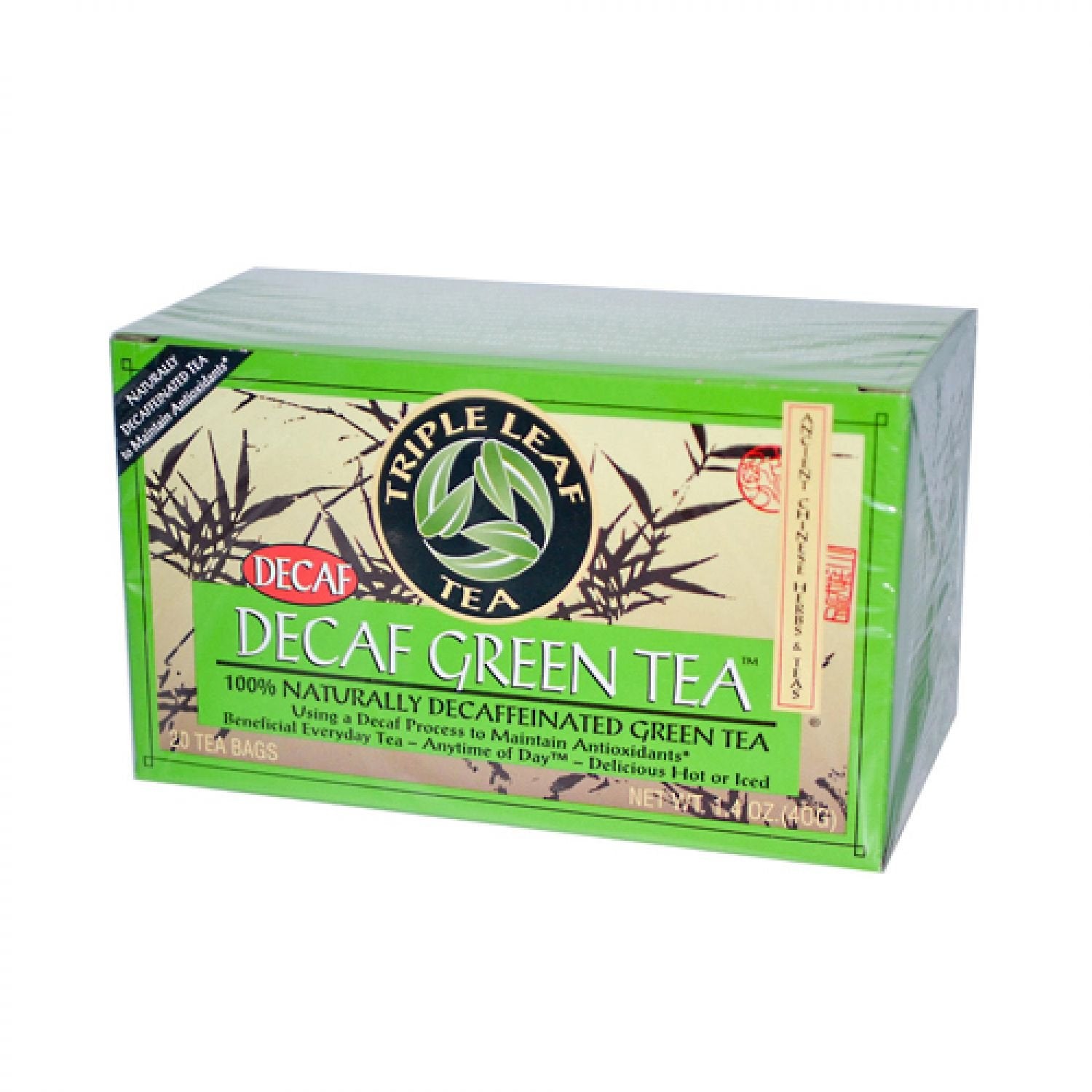 caffeine-free green tea bags
