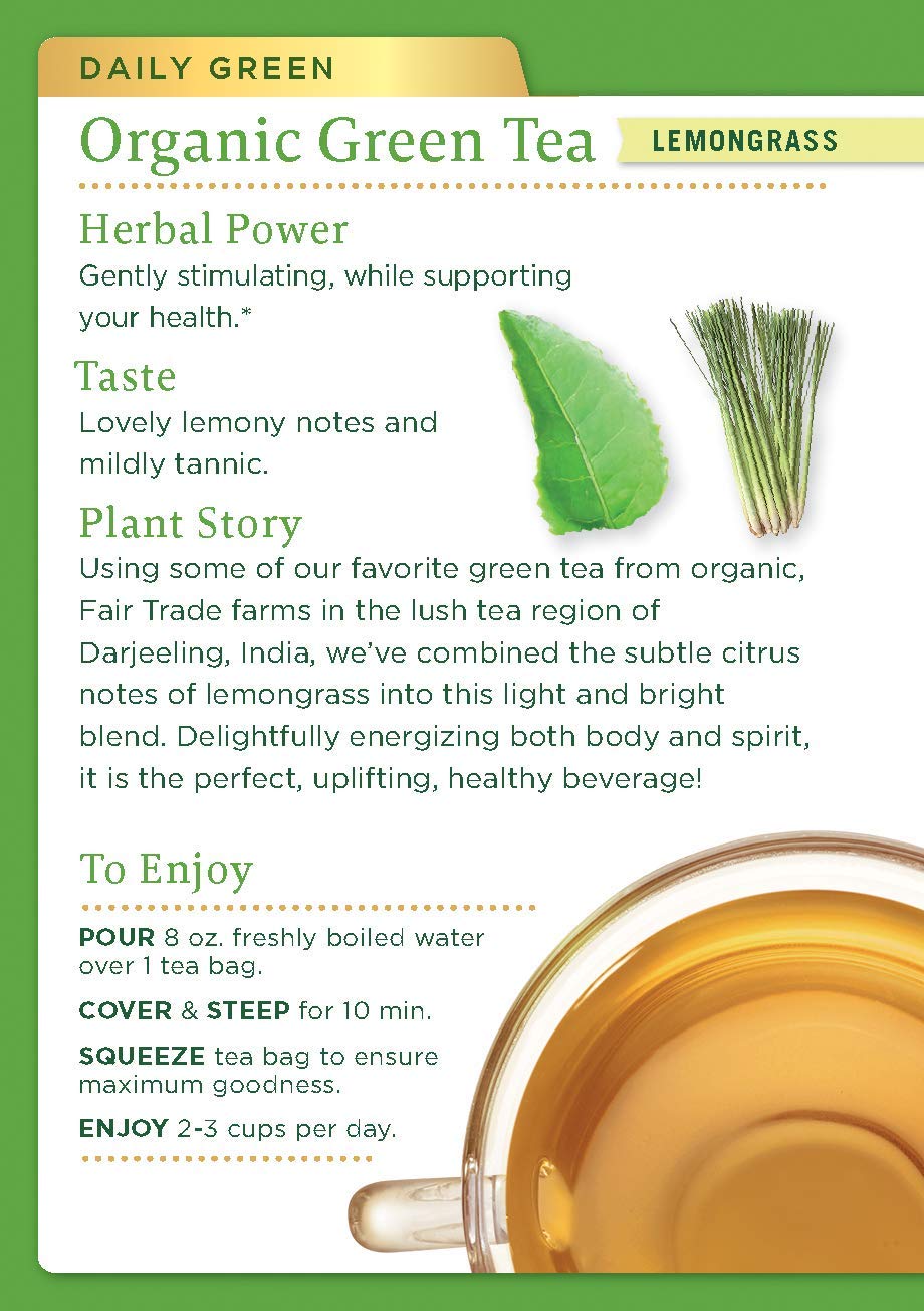 caffeine-free green tea option