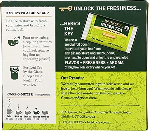 caffeine-free green tea option