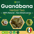Caffeine-free Guanábana tea option