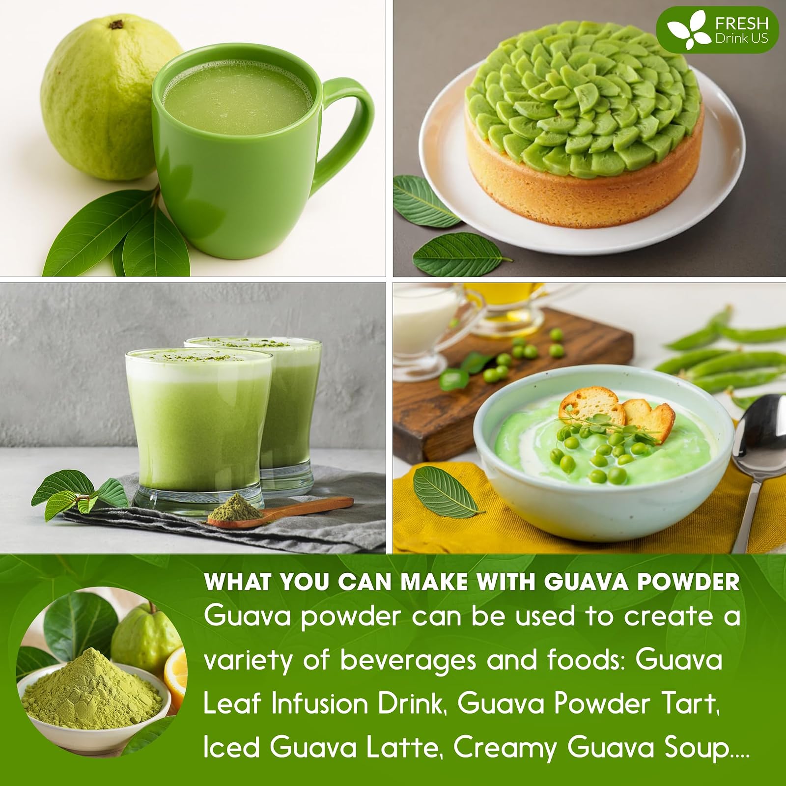 caffeine-free guava leaf infusion
