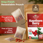 Caffeine-free hawthorn berry infusion