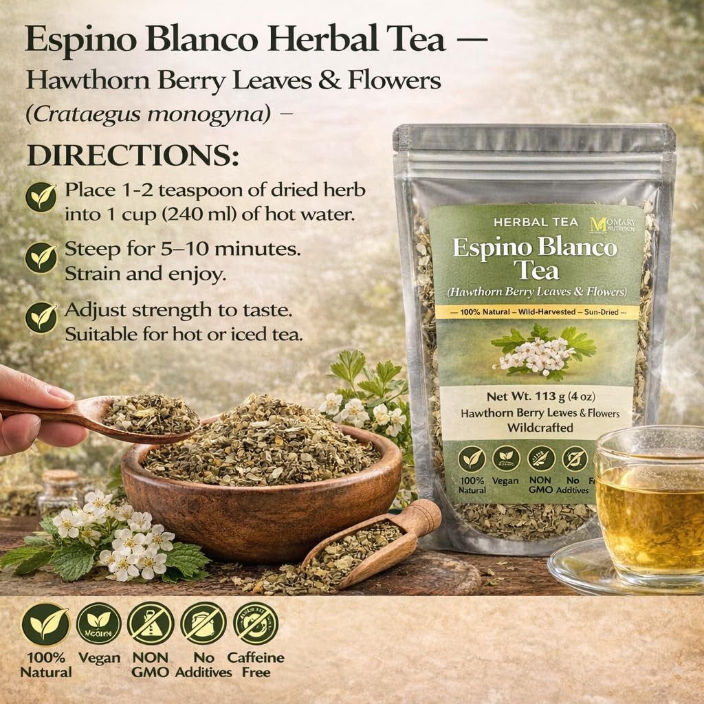 caffeine-free hawthorn berry tea