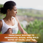 caffeine-free hazel leaf tea
