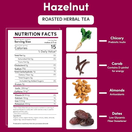 caffeine-free hazelnut tea blend