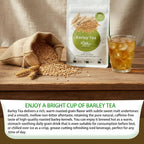 Caffeine-free herbal barley tea