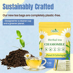 caffeine-free herbal chamomile tea bags