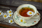 Caffeine-free herbal chamomile tea