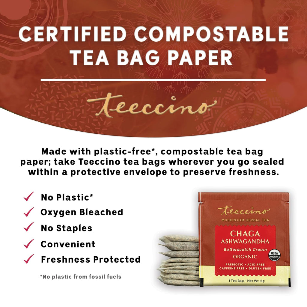 Caffeine-free herbal detox tea bags