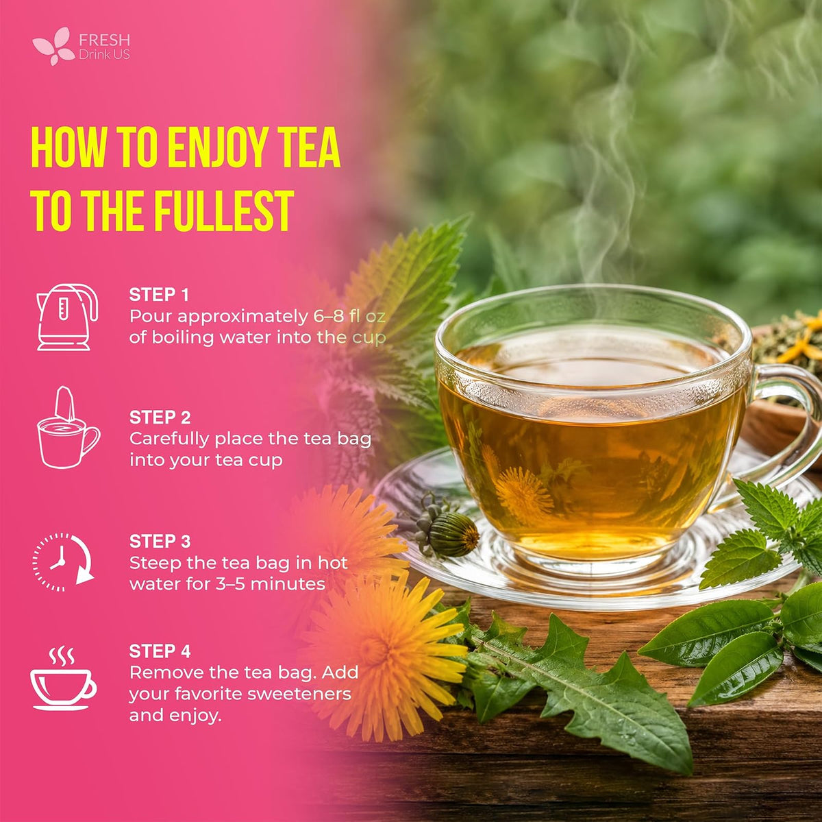 caffeine-free herbal detox tea